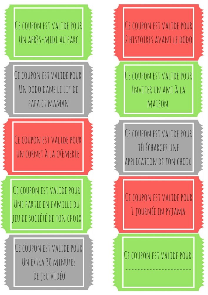 Plus d'idées de coupons récompenses de Noël - Wooloo