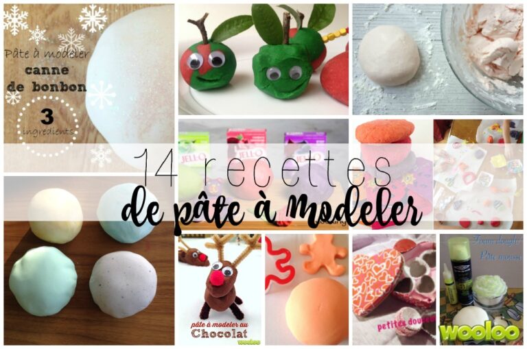 14 recettes de pâte à modeler - Wooloo