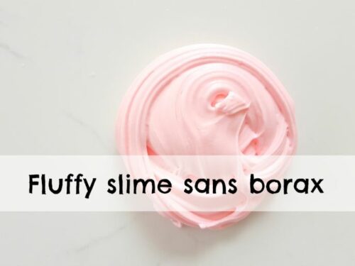 Une recette de fluffy slime sans borax qui marche! - Wooloo